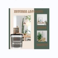 China 25kg Barrel Microcement Set High Adhesion Wall Paint for Commercial Residential Use 15m² Coverage for sale