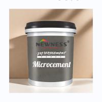 China Micro Cement Wall Paint 15m² Coverage Matte Gloss Finish Custom Color Coarse Medium Fine Sand for sale