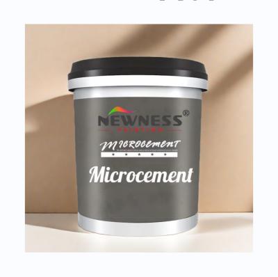 China Micro Cement Wall Paint 15m² Coverage Matte Gloss Finish Custom Color Coarse Medium Fine Sand for sale
