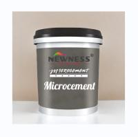 China Micro Cement Interior Wall Floor Decorative Paint 15m² Coverage Matte Gloss for sale