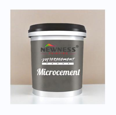 China Micro Cement Interior Wall Floor Decorative Paint 15m² Coverage Matte Gloss for sale