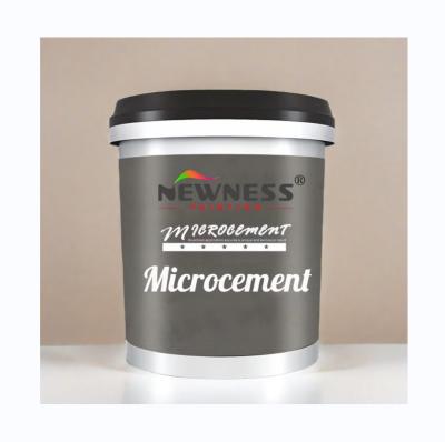 China Create a Sleek Look with Glossy Micro Cement Wall Paint Exterior Interior Decoration for sale