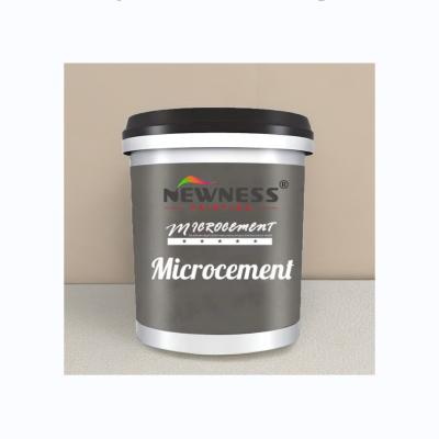 China Microcement Wall Coating 15m² Coverage Matte Gloss Finish Polished Concrete Paint for sale