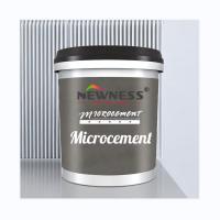 China High Hardness Micro Cement Wall and Floor Paint 2-3mm Thickness 15m² Coverage for sale