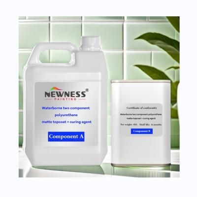 China Protective Wood Furniture Polyurethane Coating Varnish Glossy Finish 2.5L for sale