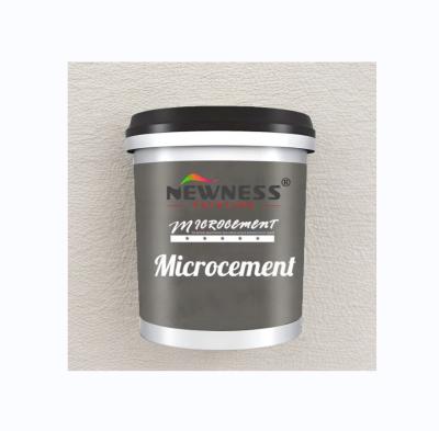 China Ecologic Micro Cement Paint 15m² Coverage Scrape Application Matte Glossy Custom Color for sale
