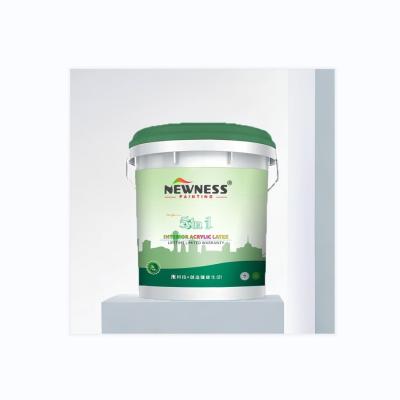 China White Interior Wall Coating Latex Emulsion Paint High Glossy Finish 20L for sale