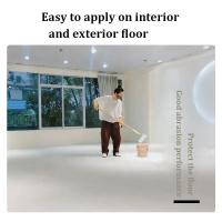 China Eco-Friendly Anti-Slip Water-Based Epoxy Floor Coating Paint 20kg for Garage Hospital for sale