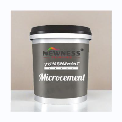 China Eco Friendly Silicate Micro Cement Coating 15m² Coverage Matte Gloss Finish for sale