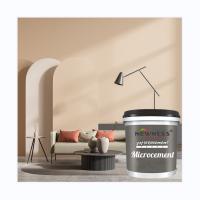 China 20kg Bucket Silicate Acrylic Latex Liquid Microcement Paint for Interior Walls 15m2 Coverage for sale