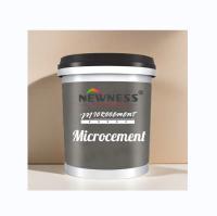 China Microcement Wall Paint 15m² Coverage Matte Gloss Finish Custom Color Coarse Medium Fine Sand for sale