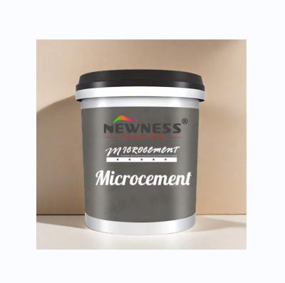 China Microcement Wall Paint 15m² Coverage Matte Gloss Finish Custom Color Coarse Medium Fine Sand for sale