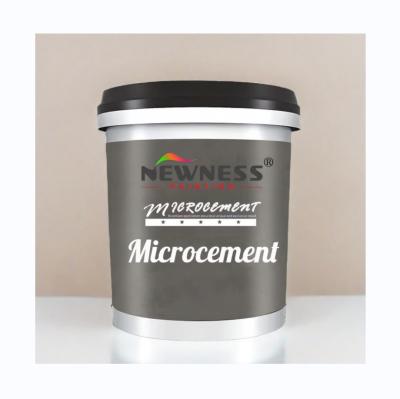 China Exterior Interior Decoration Microcement Non-slip Wear Resistant 15m² Coverage Matte Glossy for sale