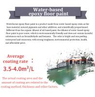 China Moisture Proof Decorative Epoxy Floor Paint for Garage Garden Court 20kg Custom Colors for sale