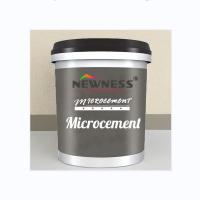 China Matt/High Glossy Wall Putty Microcement Powder Double Components for Durable Finish for sale