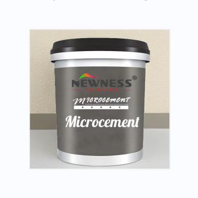 China Matt/High Glossy Wall Putty Microcement Powder Double Components for Durable Finish for sale