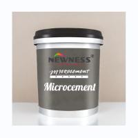China French VOC Compliant Interior Microcement Wall Paint 20kg Bucket Matte Gloss Finish for sale