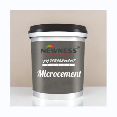 China French VOC Compliant Interior Microcement Wall Paint 20kg Bucket Matte Gloss Finish for sale