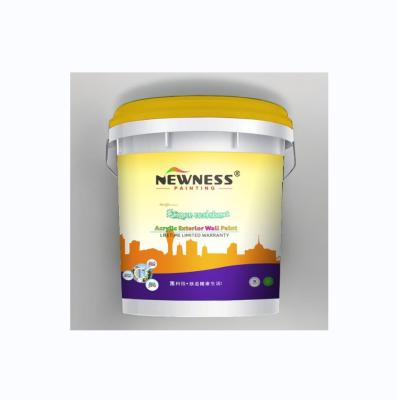 China Exterior Acrylic Latex Paint Elastic Putty Texture Spray 20L for Building Coating for sale