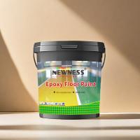 China High Gloss Colored Epoxy Resin Floor Paint Liquid Coating Brush Application 12 Months for sale