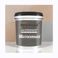 China Environmentally Friendly Double Component Micro Cement Floor Paint 15-28 Square Meters for sale