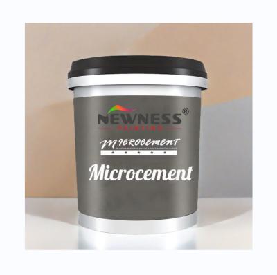 China Environmentally Friendly Double Component Micro Cement Floor Paint 15-28 Square Meters for sale