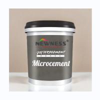 China French VOC A Certified Polymer Waterproof Microcement Coating 15m² Coverage Matte Gloss for sale