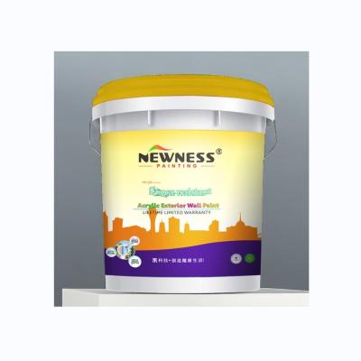 China Exterior Latex Coating Acrylic Waterproof Siding Texture Paint 18L Washable Finish for sale