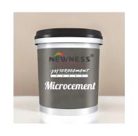 China High Hardness Micro Cement Wall and Floor Paint 2-3mm Thickness 20kg per Bucket for sale