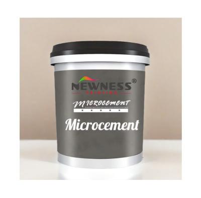 China High Hardness Micro Cement Wall and Floor Paint 2-3mm Thickness 20kg per Bucket for sale
