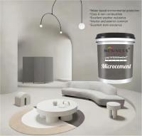 China High Hardness Microcement Kit for Walls Floors Ceilings 15m² Coverage Matte Gloss for sale