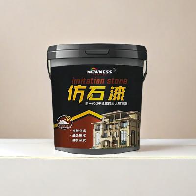 China Foshan Colorful Granite Effect Paint Spray Application 20KG Bucket Exterior Wall Coating for sale