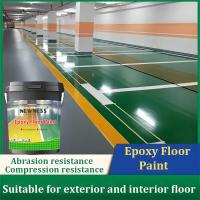 China Liquid Epoxy Resin Floor Coating Green Durable 2K Solvent Free 20kg Pail for sale