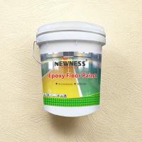 China Chemical Resistant Epoxy Floor Paint Crystal Clear 2K Coating 20kg for sale