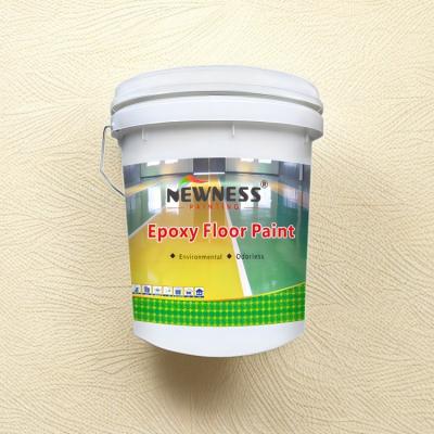 China Chemical Resistant Epoxy Floor Paint Crystal Clear 2K Coating 20kg for sale