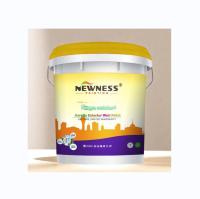 China Smooth Acrylic Exterior Wall Paint Anti-Crack Weather Coat 20kg for Durable Outdoor Protection for sale