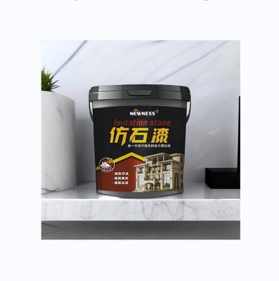 China Granite Imitation Marble Stone Texture Wall Paint 20KG Bucket for Interior Exterior Decorative Coating for sale