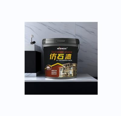 China Non-Toxic Heat Insulation Natural Stone Paint for Industrial Plant Decoration 20kg for sale
