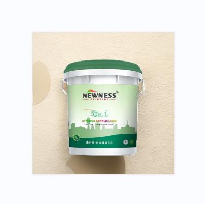 China Newness Interior Wall Paint Good Leveling Hard Film CAS 9003-01-4 20kg Pail for sale