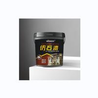 China Spray Application Method Exterior Wall Fleck Natural Stone Paint for House and Durable for sale