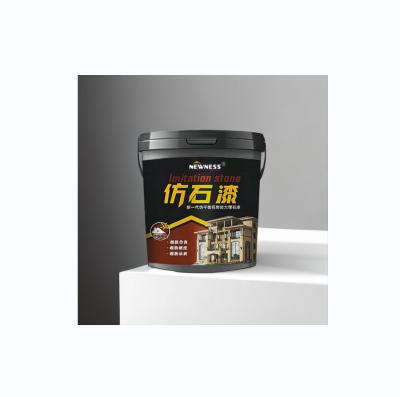China Spray Application Method Exterior Wall Fleck Natural Stone Paint for House and Durable for sale
