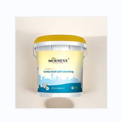 China 12 Months Shelf Life Environmental Friendly Ceiling Latex Paint Pink Custom Color 20kg for sale