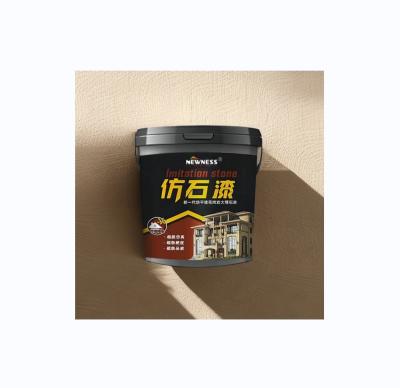 China Water Based Multi Color Granite Stone Paint for House Exterior Wall 20kg for sale