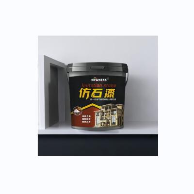 China High Adhesive Exterior Wall Stone Paint 12 Months Shelf Life for Building Coating for sale