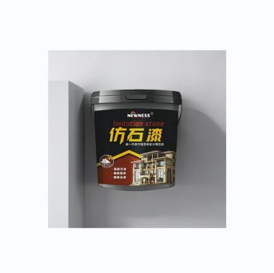 China Granite Stone Paint for Exterior Walls Durable 20kg Pail Waterproof Coating for sale