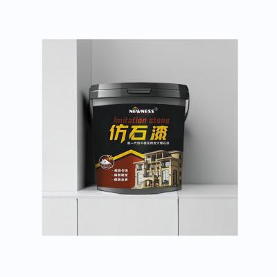 China Spray Application Anti-Crack Granite Imitating Paint for Exterior Walls 18L Custom Color for sale