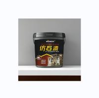 China Spray Grade Stone Granite Paint for Exterior Walls 18L Pail Durable Finish for sale