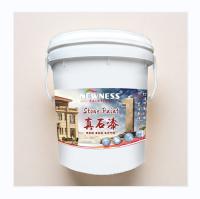 China Acrylic Exterior Wall Coating 2024 High Coverage Elastic Natural Stone Effect Paint for sale