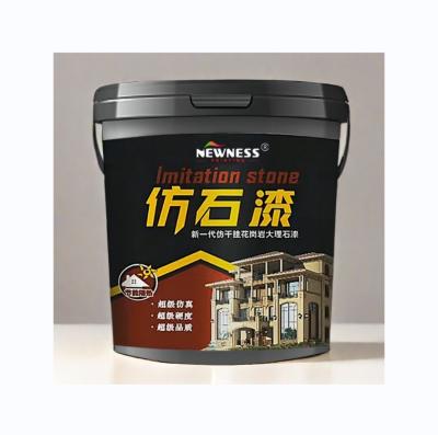 China Water Based Marble Stone Effect Spray Paint 20kg Bucket Stone Paint Color Chart for sale