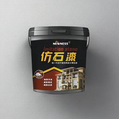 China Stone Look Spray Paint Texture Stone Paint Glossy Matt for Exterior Coating 5L 18L for sale